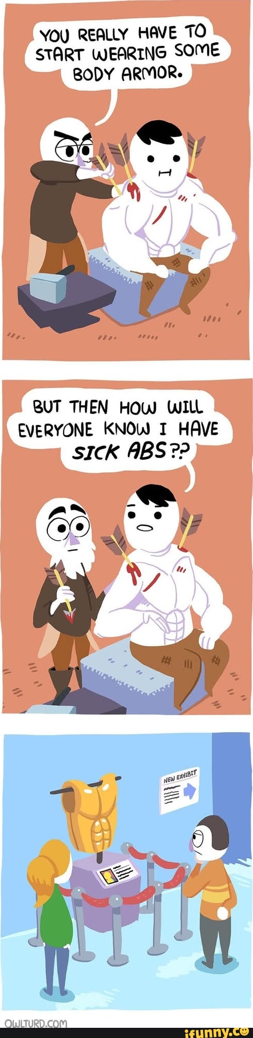 YOU REALLY HAVE TO START WEARING SOME BODY ARMOR. BUT THEN HOW WILL ...
