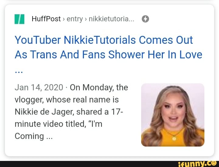 Nikkietutorials memes. Best Collection of funny Nikkietutorials ...
