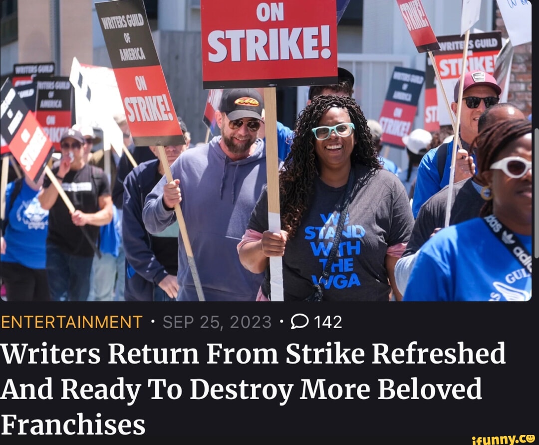 ENTERTAINMENT 142 Writers Return From Strike Refreshed And Ready To ...