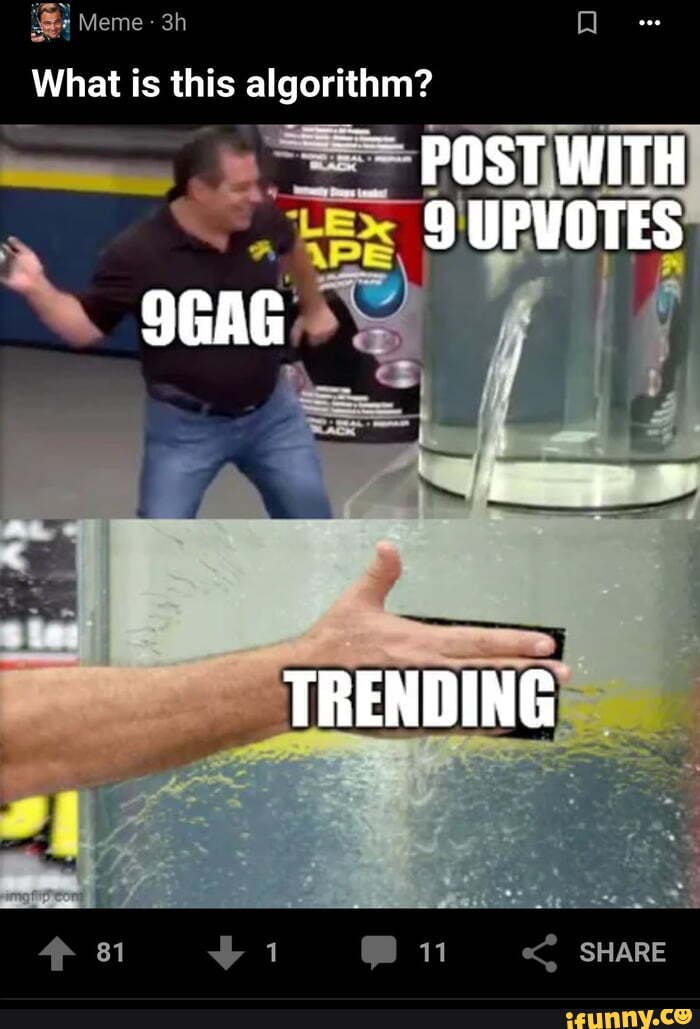 Meme What is this algorithm? TRENDING SHARE - iFunny