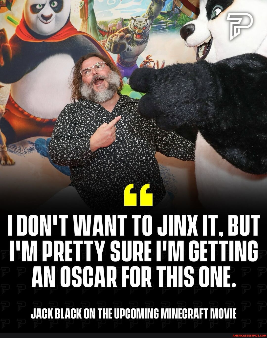 Jack Black, gearing up for the upcoming Minecraft movie alongside Jason ...