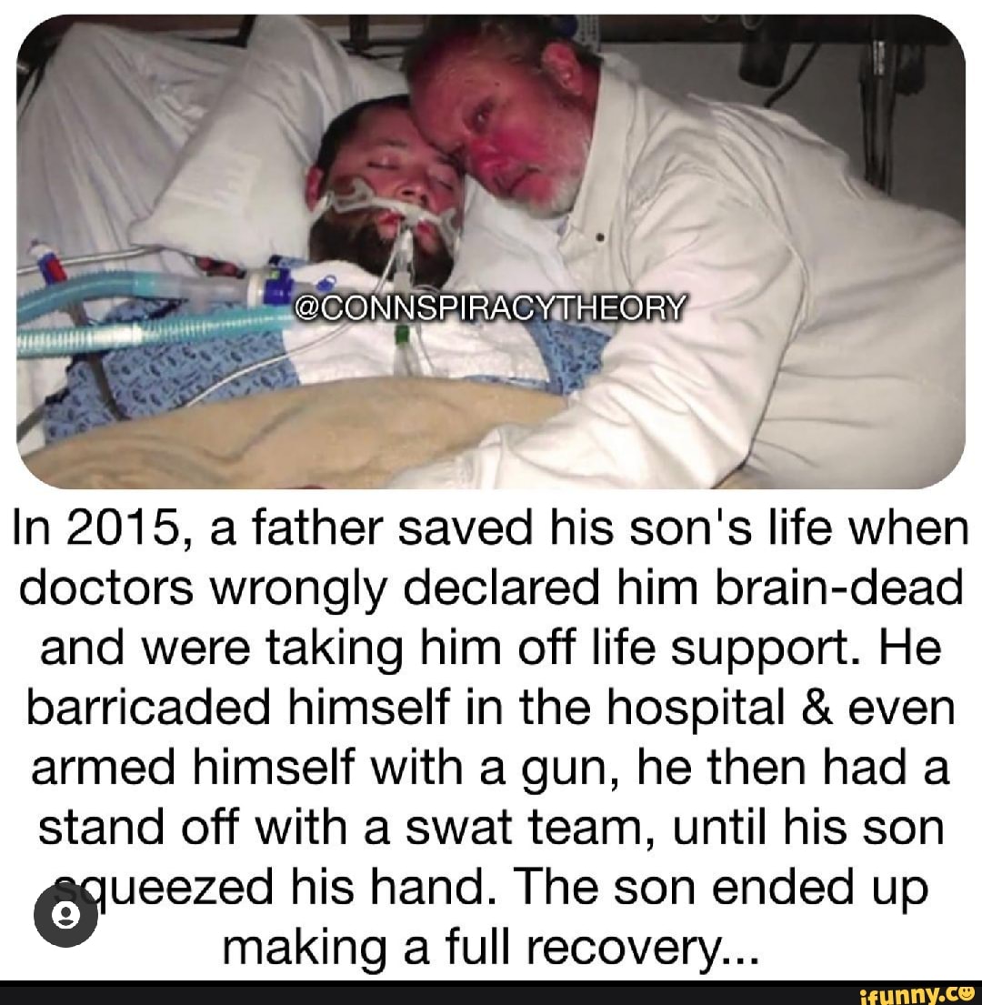 In 2015, a father saved his son's life when doctors wrongly declared ...