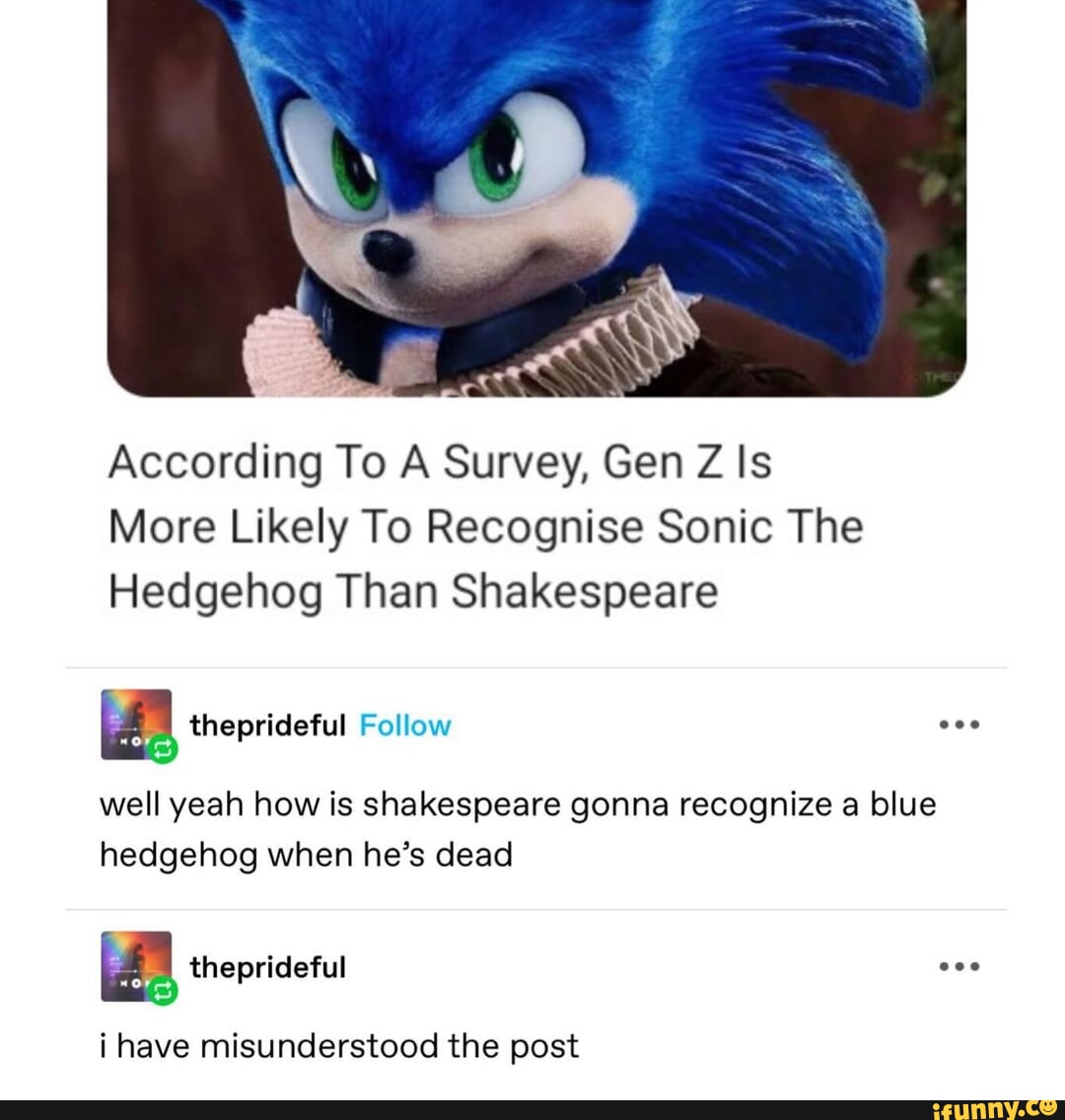 According To A Survey, Gen Z Is More Likely To Recognise Sonic The ...