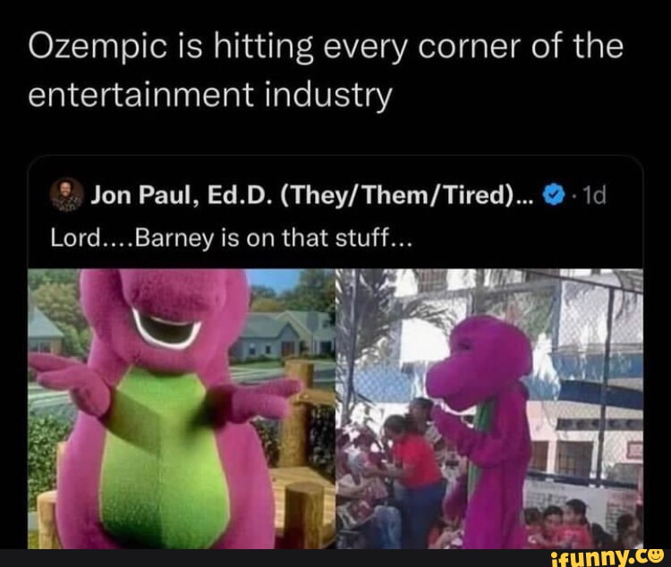 Ozempic is hitting every corner of the entertainment industry Jon Paul ...