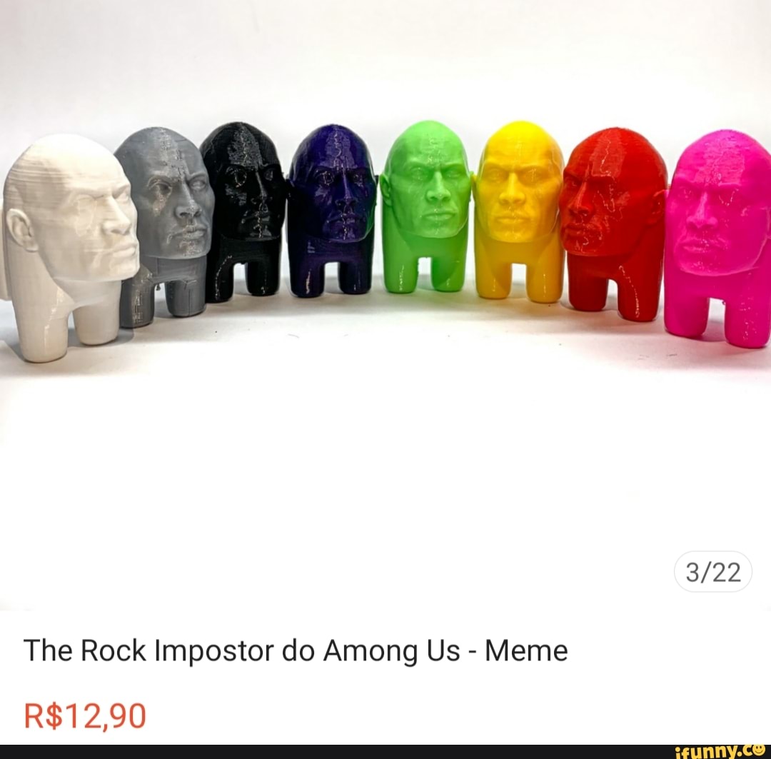 The Rock Impostor do Among Us - Meme - iFunny