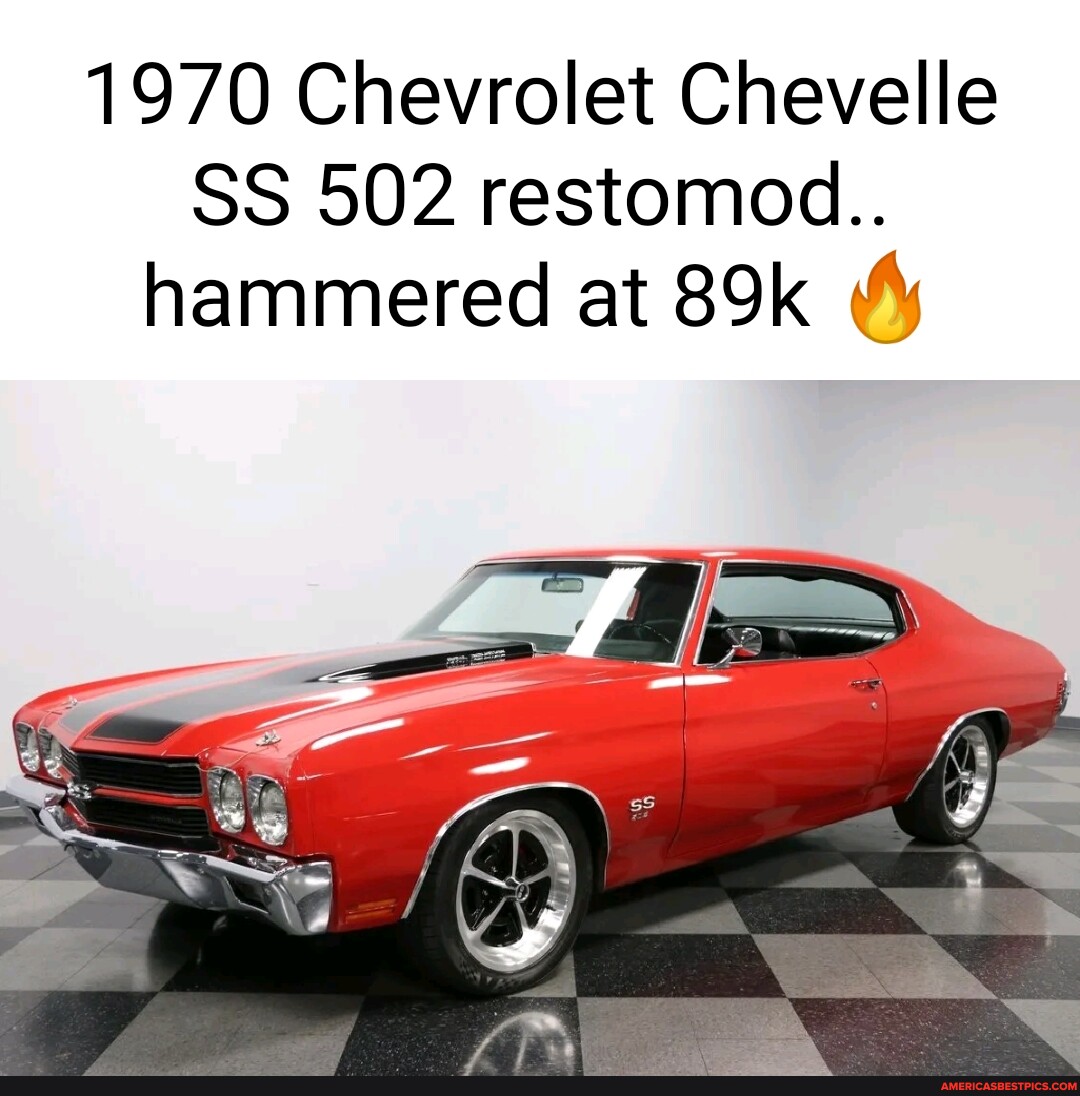 1970 Chevrolet Chevelle SS 502 restomod.. hammered at - America’s best ...