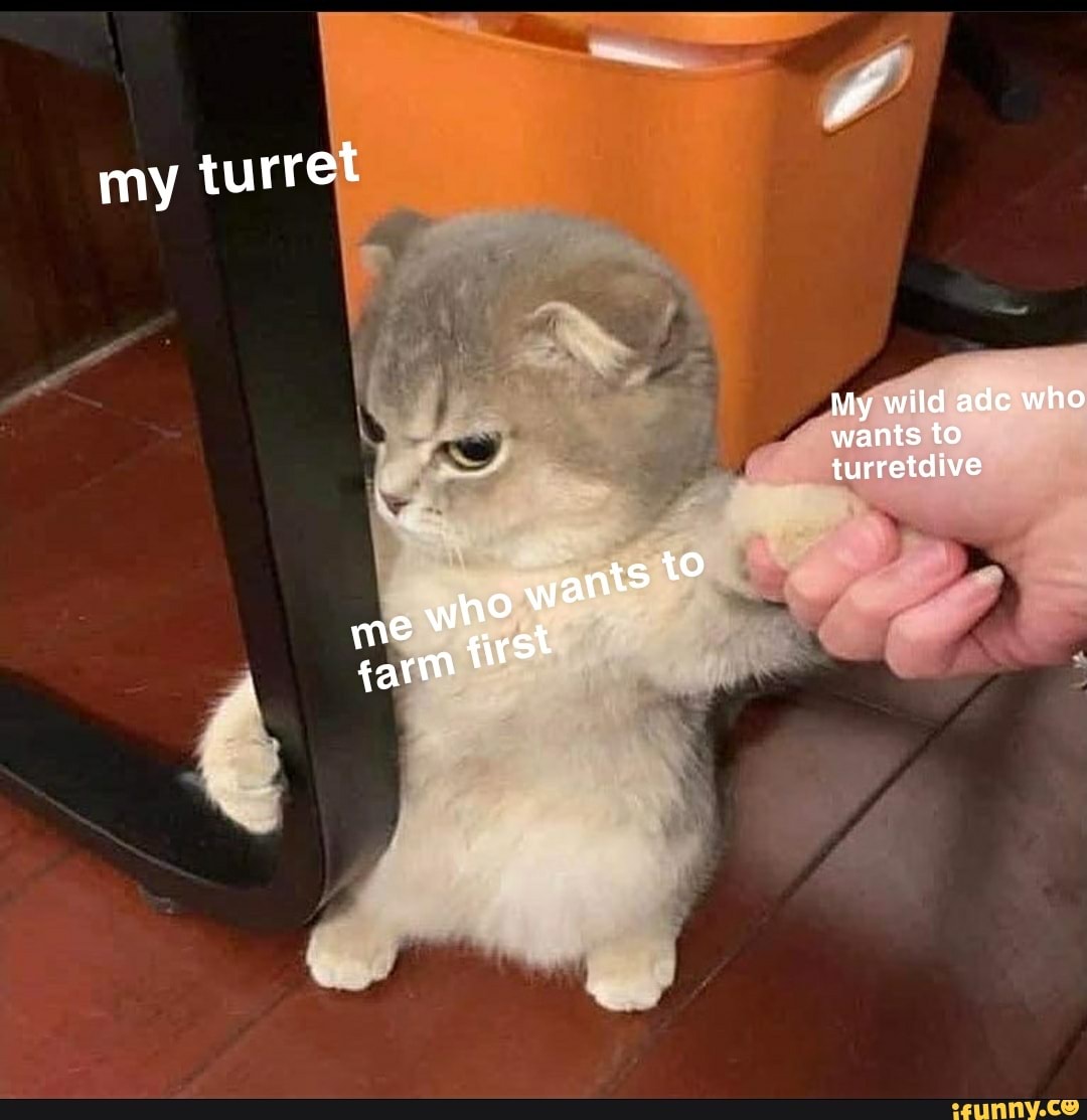 My turret My wild adc who wants to turretdive 10 wants e who en cirst ...