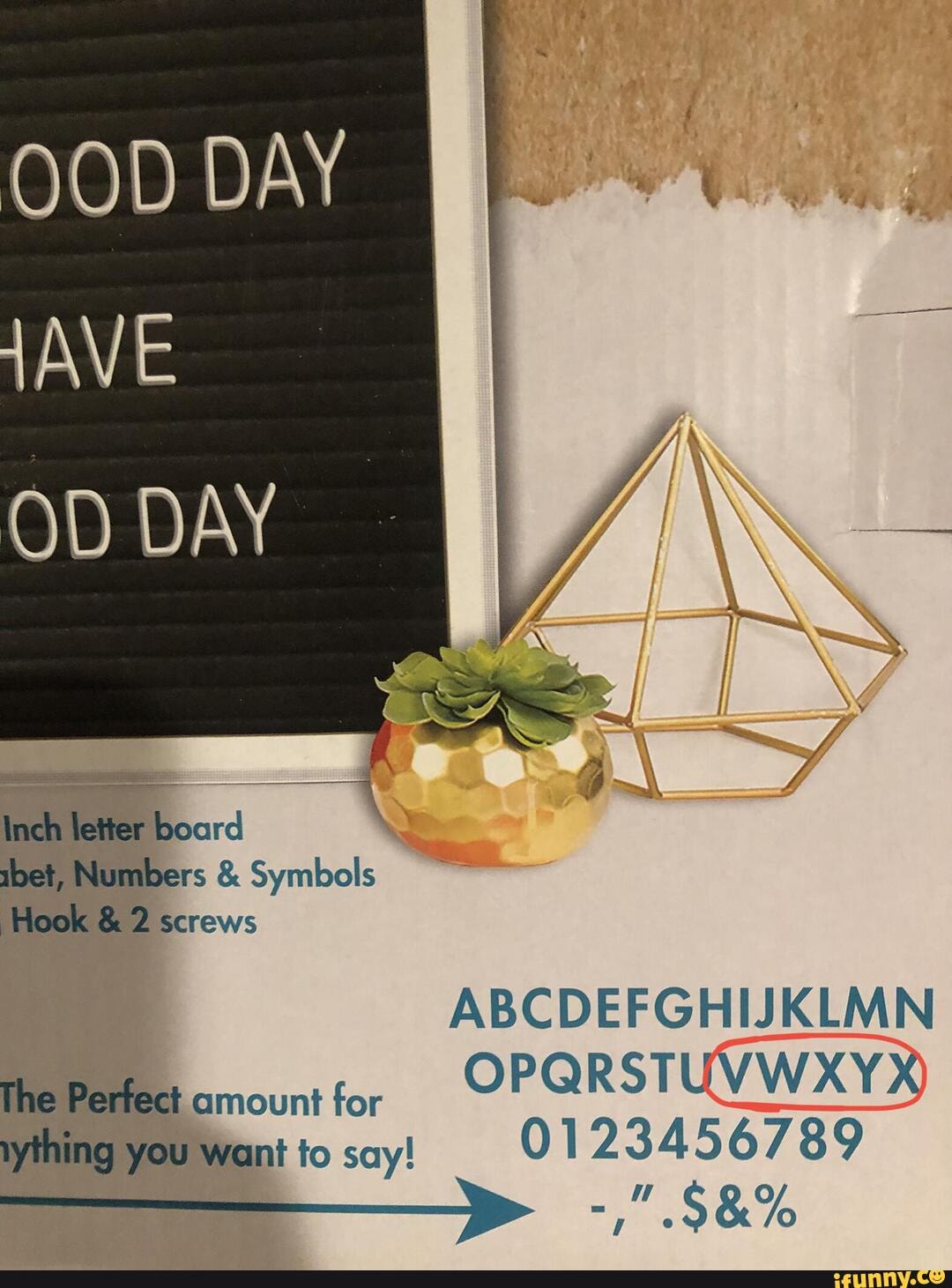 OOD DAY OD BAY Inch letter board abet, Numbers & Symbols Hook & 2 ...