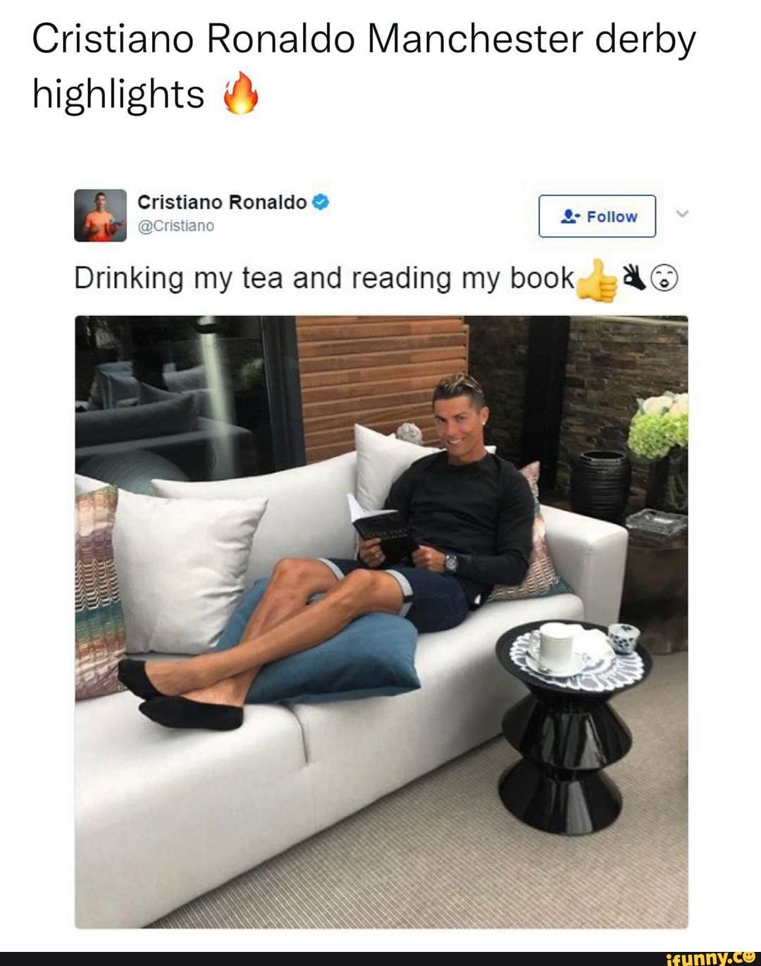 Cristiano Ronaldo Manchester derby highlights Cristiano @Cristiano ...