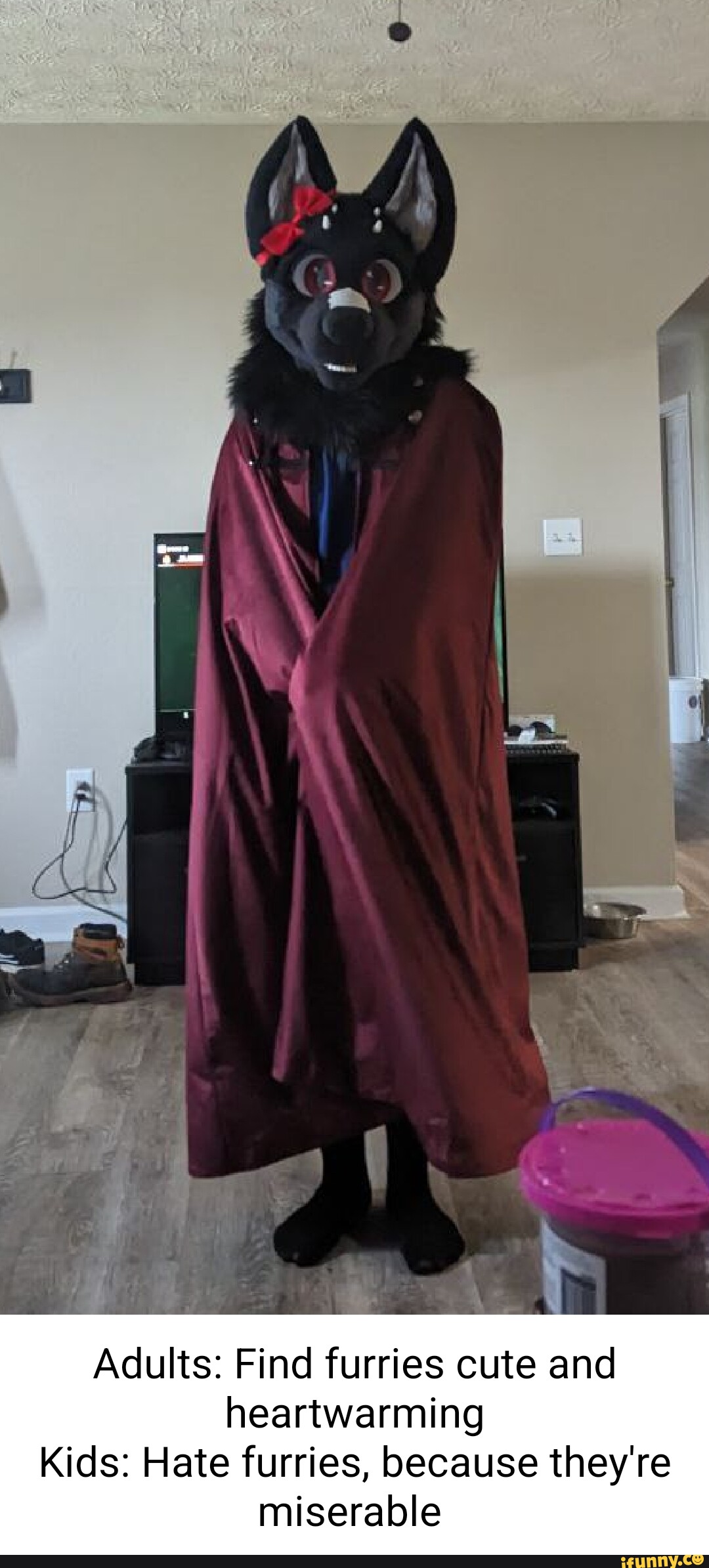 Adults: Find furries cute and heartwarming Kids: Hate furries, because ...