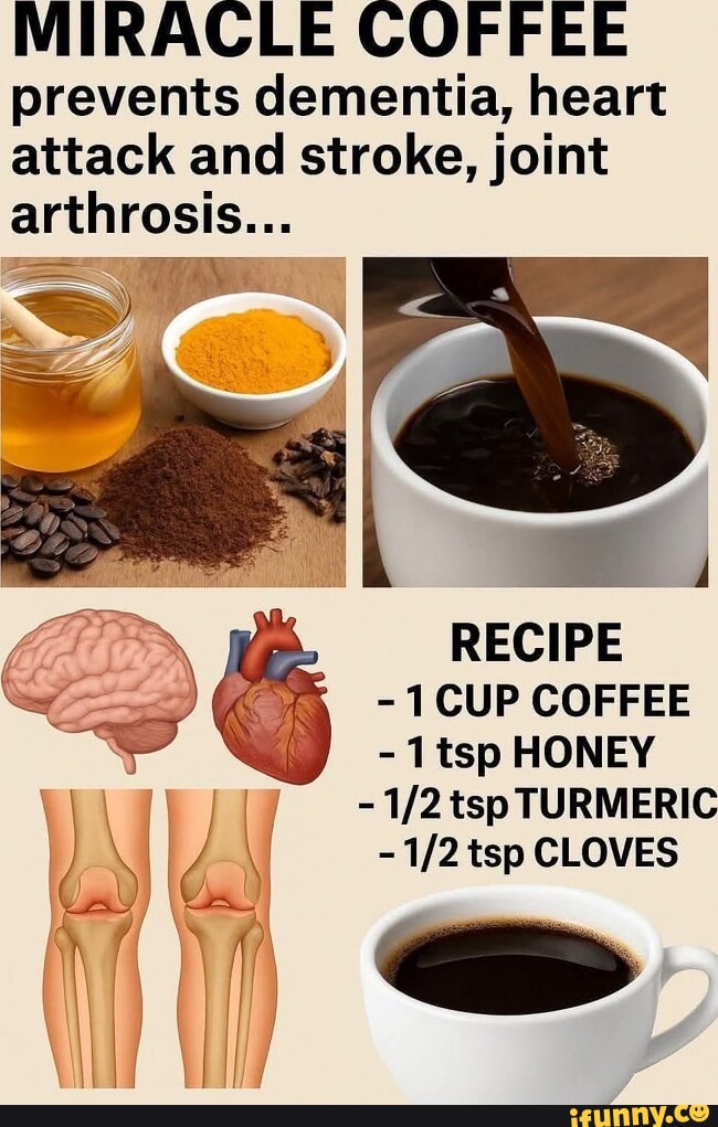MIRACLE COFFEE prevents dementia, heart attack and stroke, joint ...
