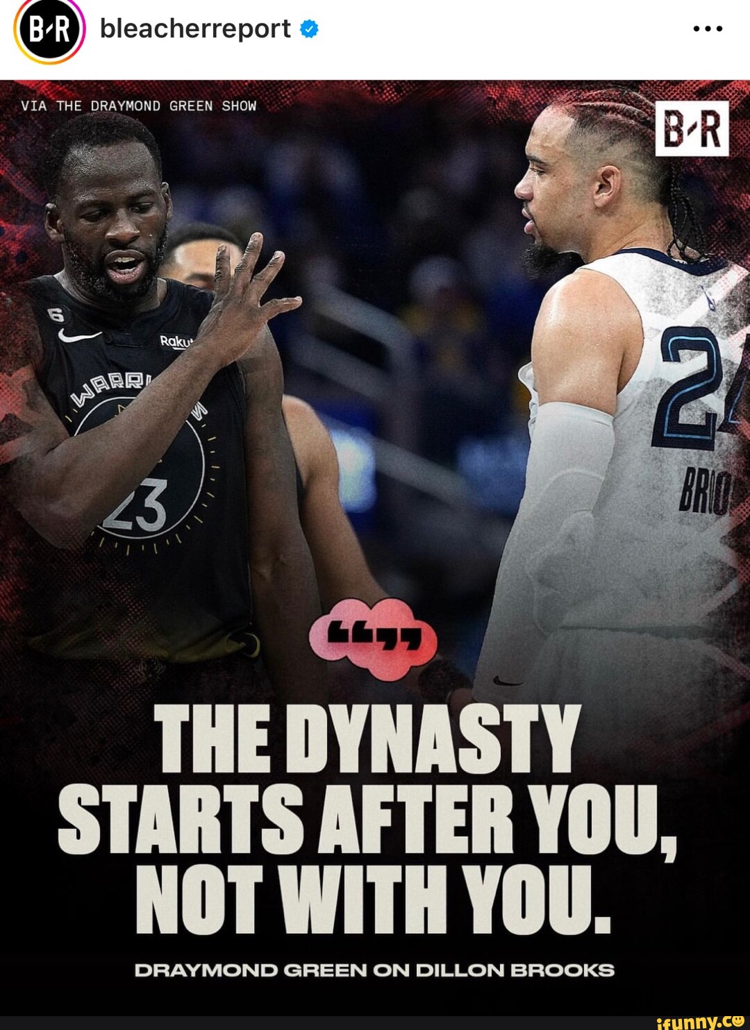 BR bleacherreport ole) VIA THE DRAYMOND GREEN SHOW THE DYNASTY STARTS ...