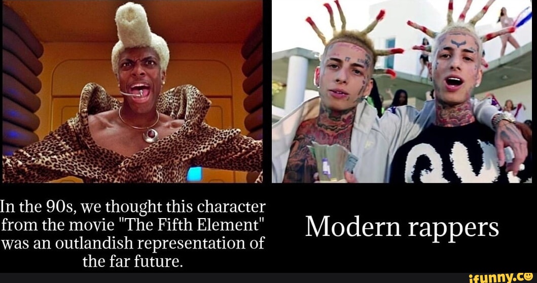 I In the we thought this character from the movie "The Fifth Element ...