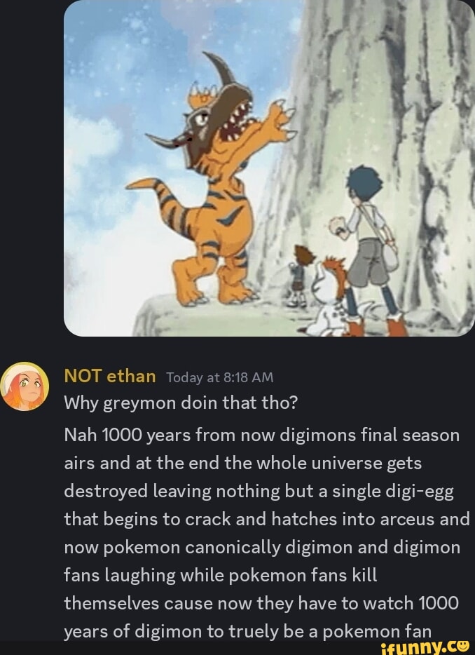 Greymon memes. Best Collection of funny Greymon pictures on iFunny