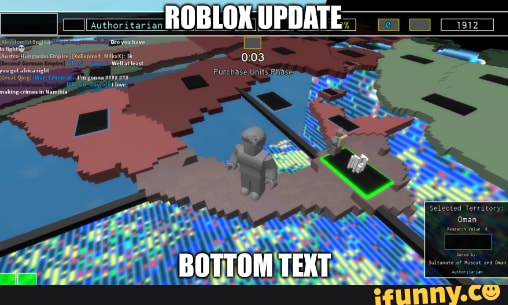 ROBLOX UPDATE BOTTOM TEXT - iFunny