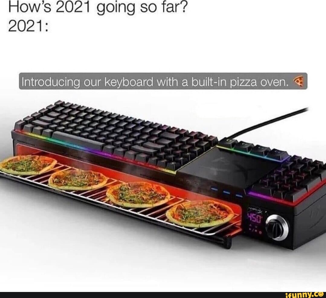 How's 2021 going so far'? 2021: Introducing our keyboard with a built ...