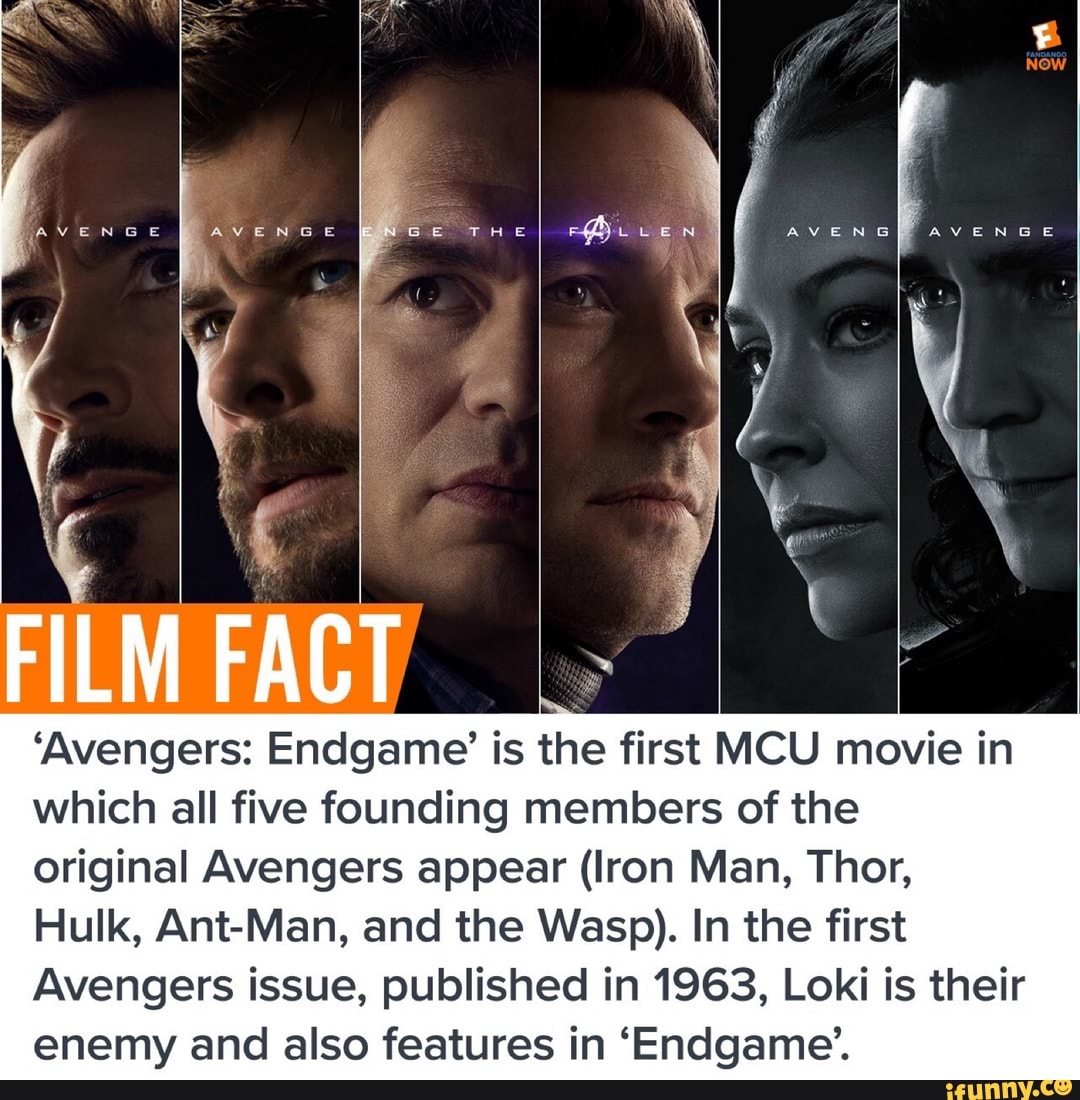 ‘Avengers: Endgame’ is the first MCU movie in which all five founding ...