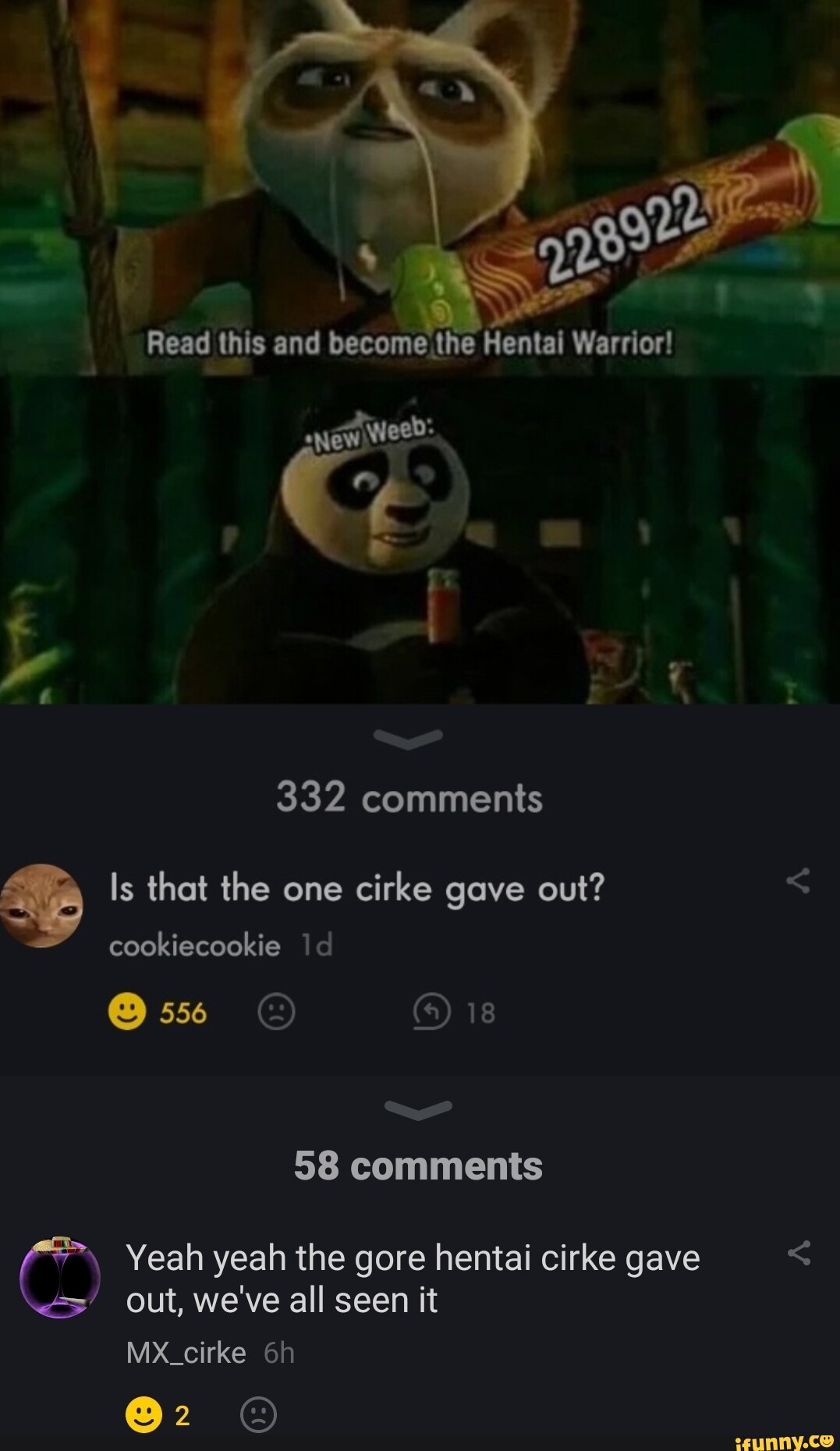 Read this and become the Hentai Warrior! sew weed 332 comments Is that ...