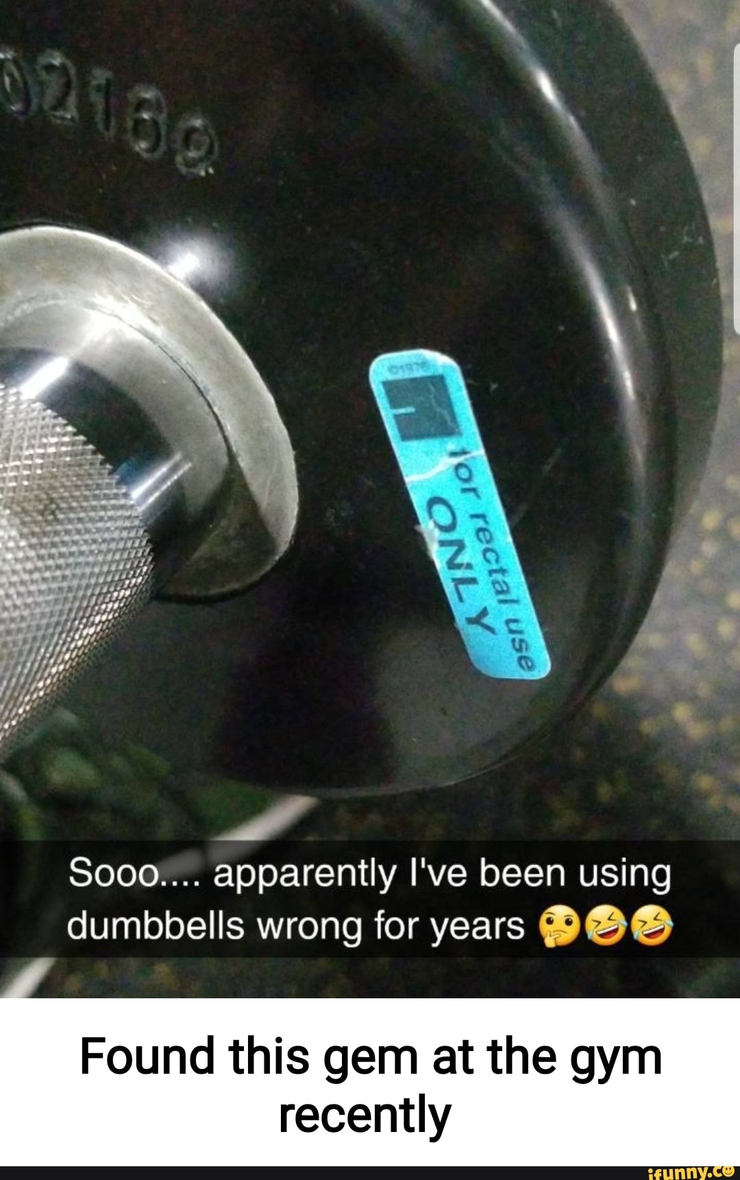 Sooo.... apparently I've been using dumbbells wrong for years Found ...