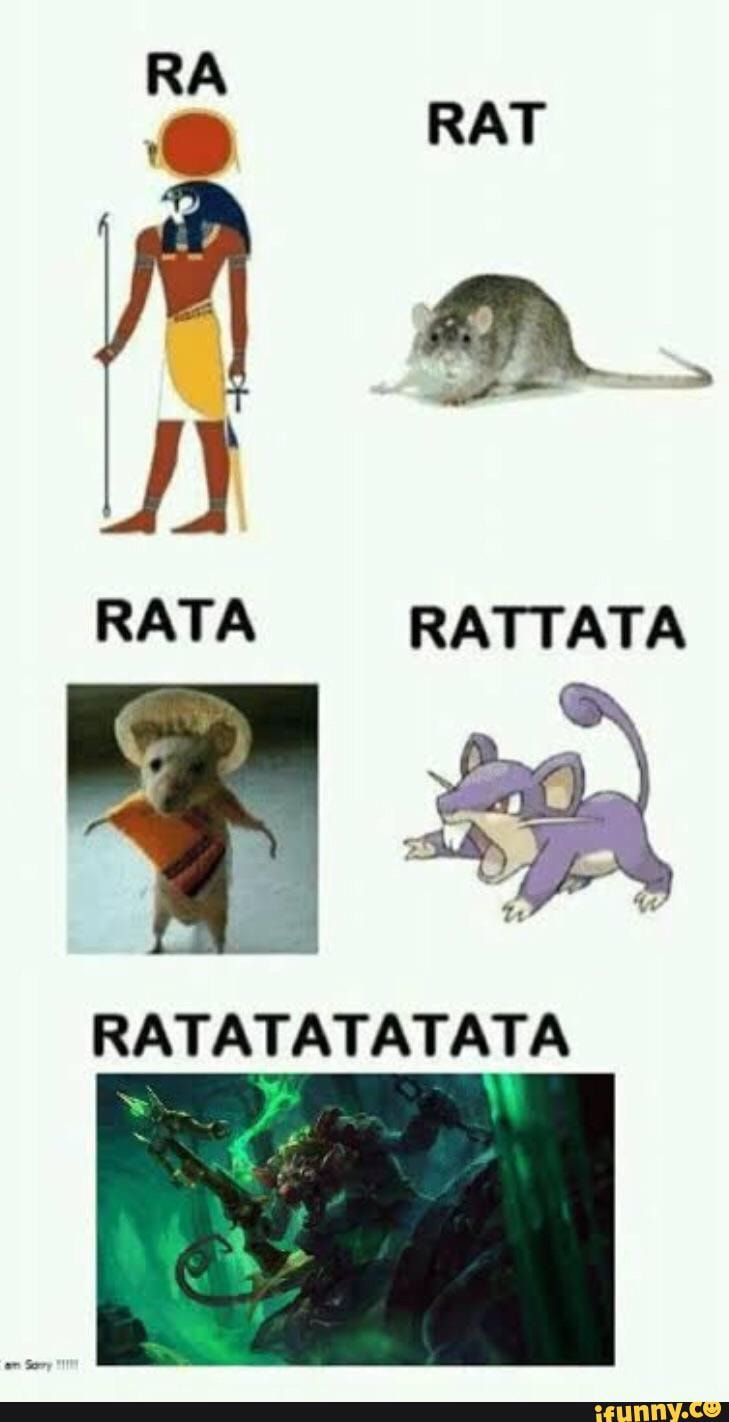 Ratatatatata memes. Best Collection of funny Ratatatatata pictures on ...