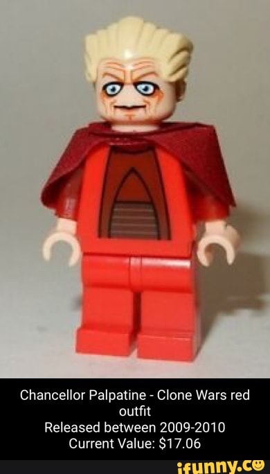 Chancellor Palpatine - Clone Wars red outfit Released between 2009-2010 ...