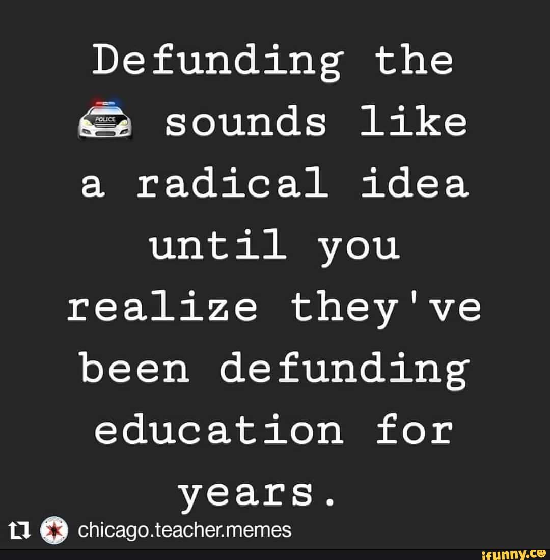 Two years ago today. Still relevant as ever. - Defunding the sounds ...