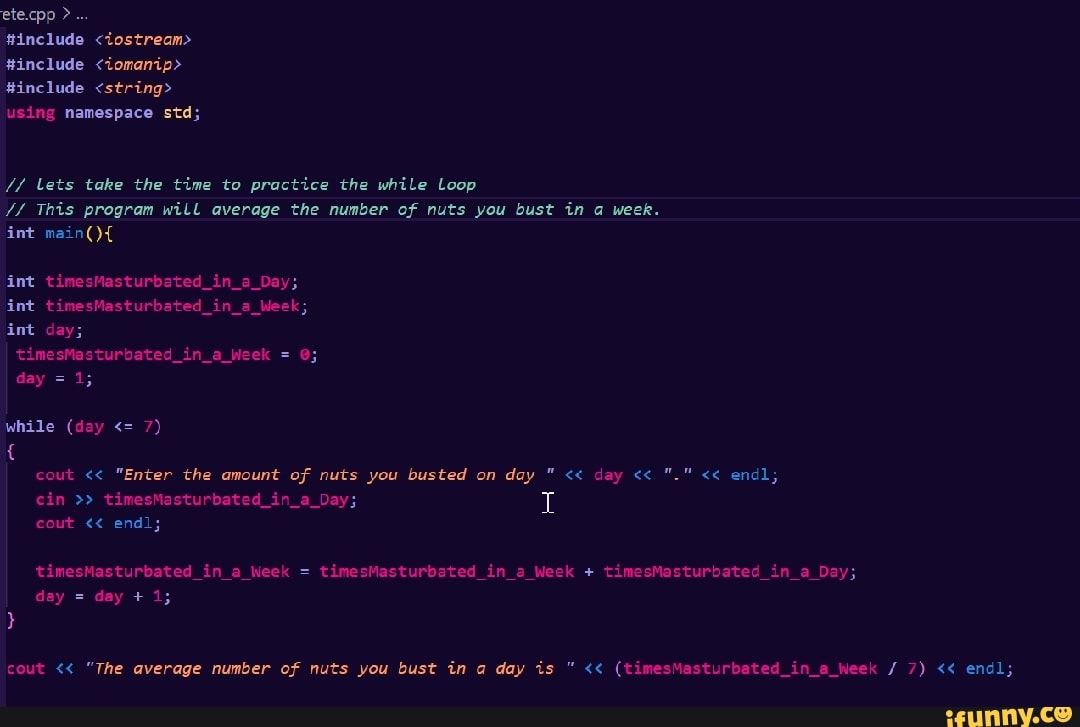 Etecpp Include Include Include Using Namespace Std Lets Take The Time To Practice The While