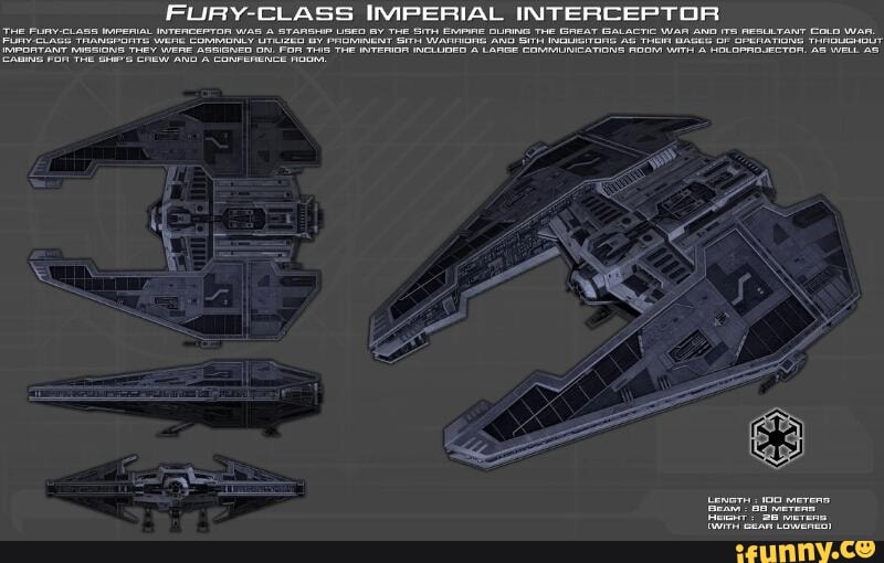 FURY-CLASS IMPERIAL INTERCEPTOR - iFunny