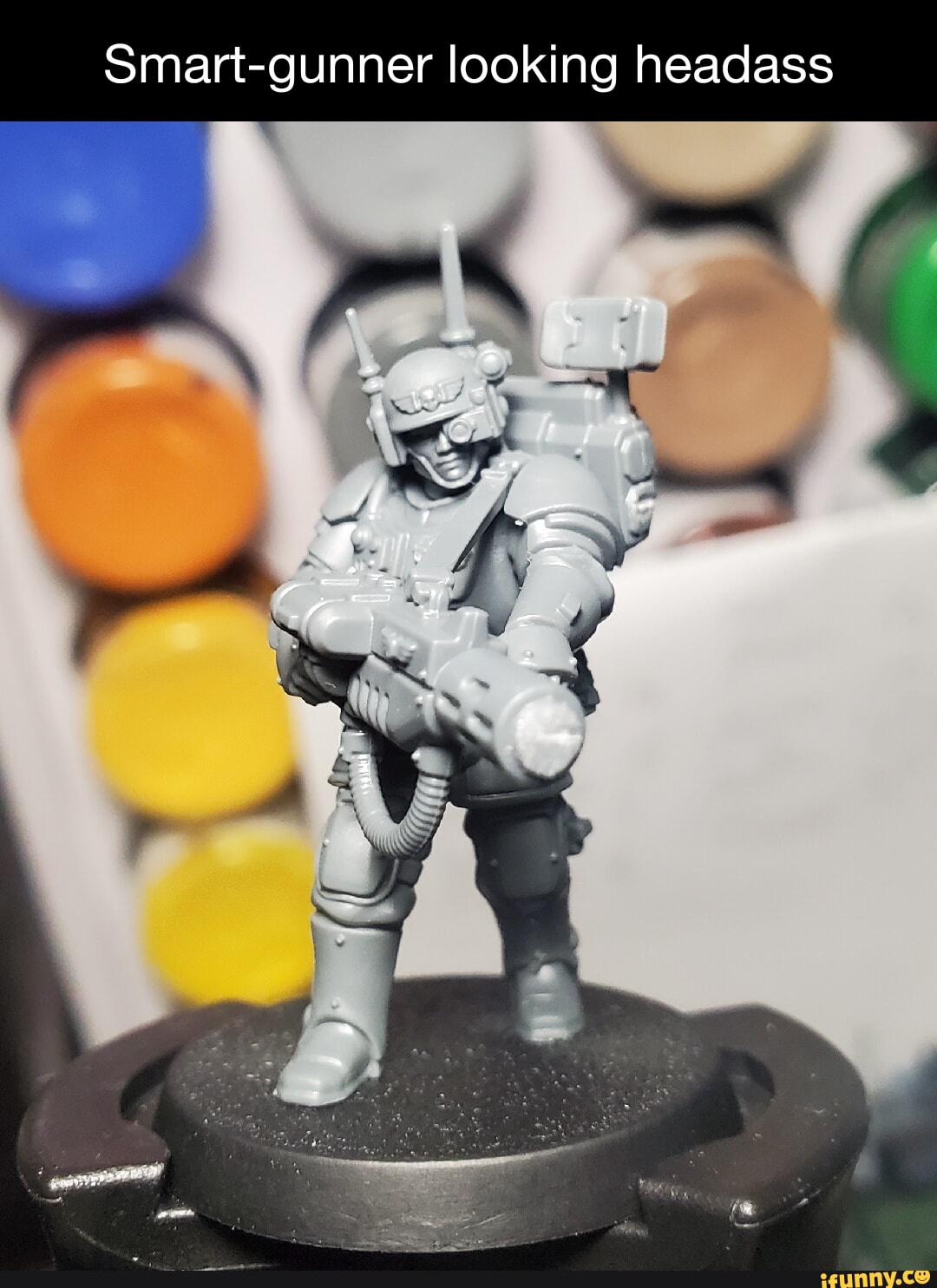 Smart-gunner looking headass - iFunny