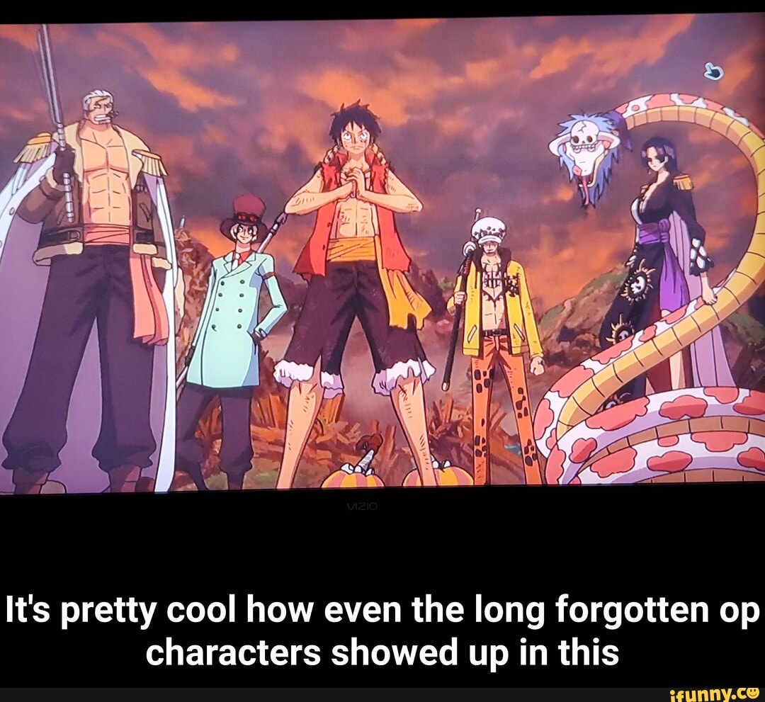 It's pretty cool how even the long forgotten op characters showed up in ...