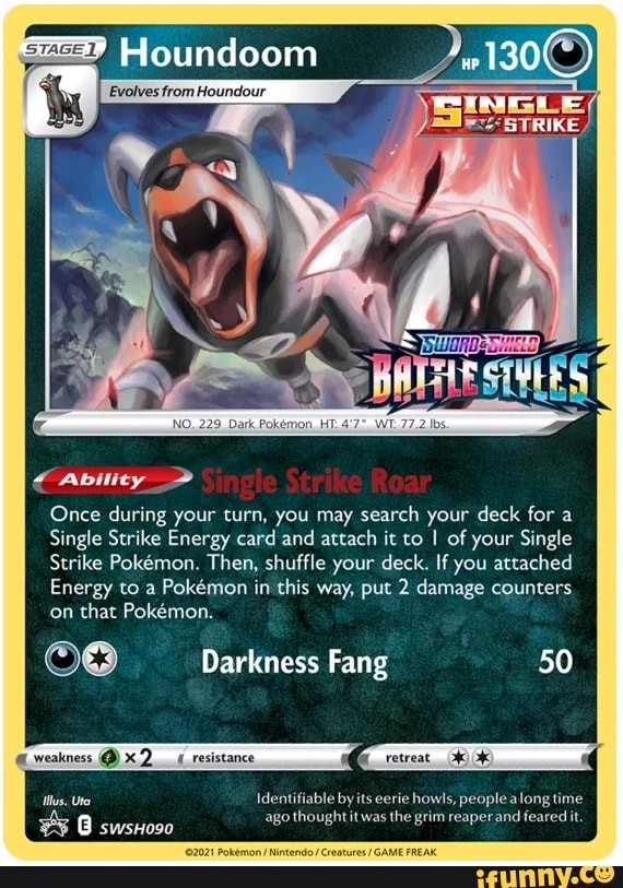 Houndoom Ability Once during your turn, you may search your deck for a ...