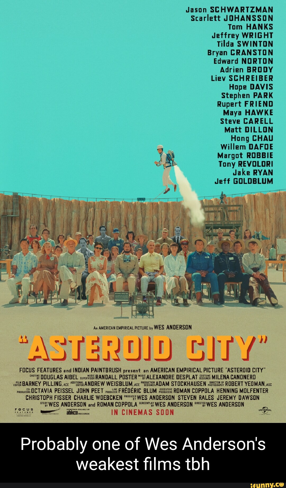 Jason SCHWARTZMAN Scarlett JOHANSSON Tom HANKS Jeffrey WRIGHT Tilda ...