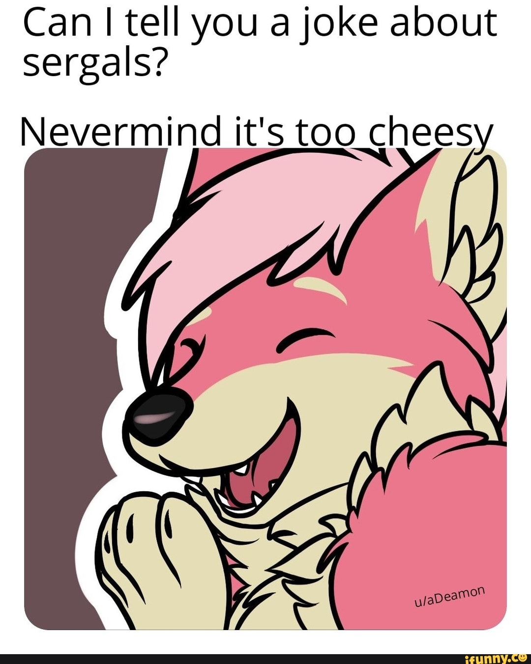Can I tell you a joke about sergals? - iFunny