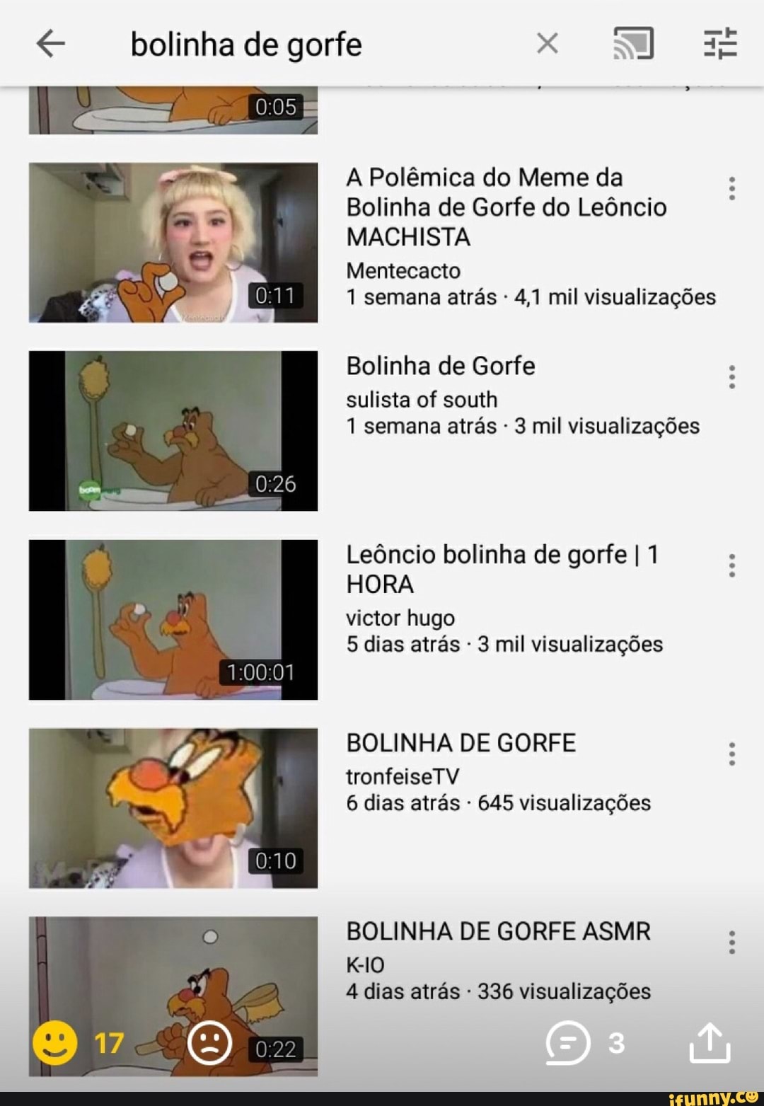 A Polêmica do Meme da Bolinha de Gorfe do Leôncio MACHISTA Mentecacto 1 ...