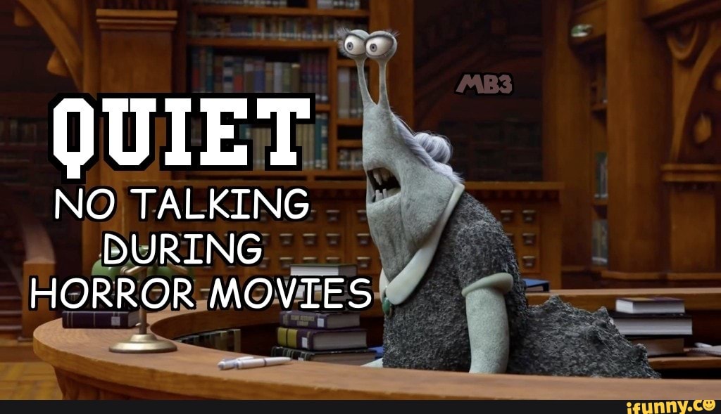 Monsters University Librarian Quiet