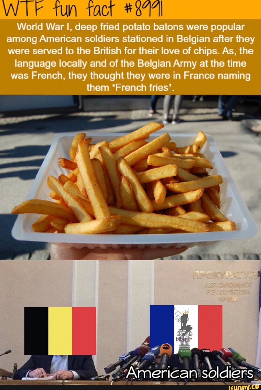 WI tun tact World Wer I, deen fried potato batons were popular among ...