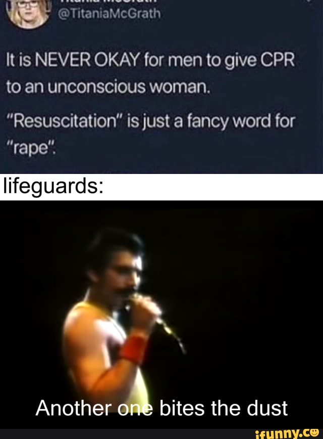 Itis NEVER OKAY for men to give CPR to an unconscious woman ...