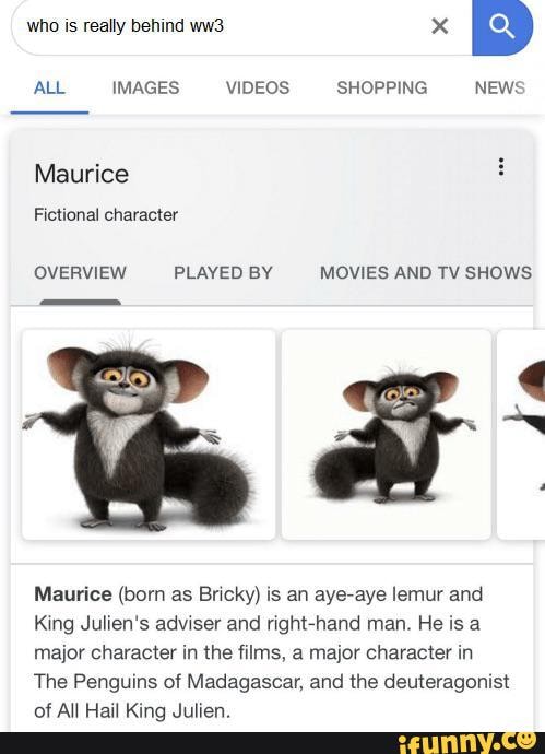 Aye Aye Lemur Maurice