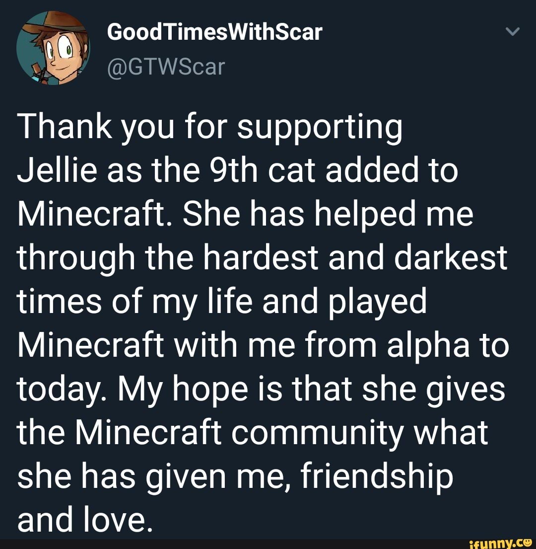 Any love for Scar and Jellie out there? - Thank you for supporting ...