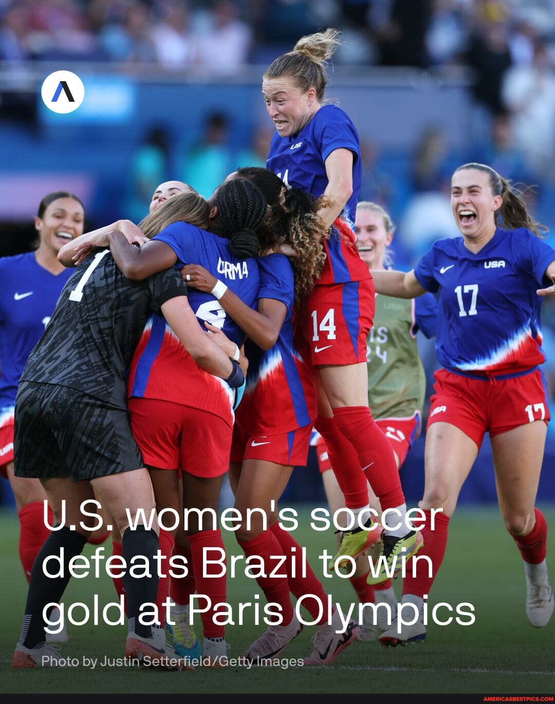 Fl defeats Brazil to win gold at Paris Olympics Photo by Justin Images ...