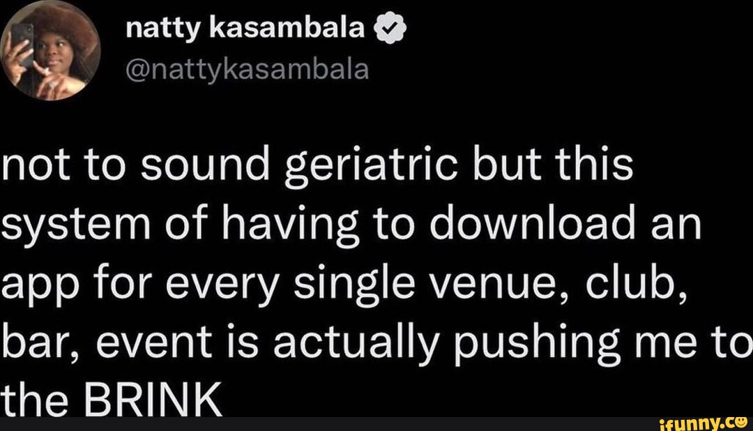 Natty kasambala @ @naittykasambala not to sound geriatric but this ...
