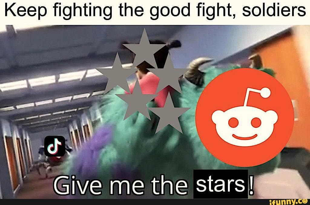 Keep fighting the good fight, soldiers - iFunny