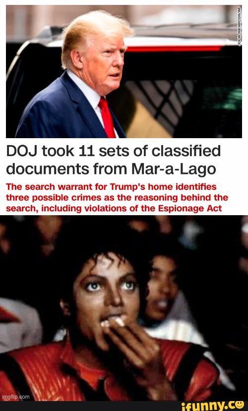 DOJ took 11 sets of classified documents from Mar-a-Lago The search ...