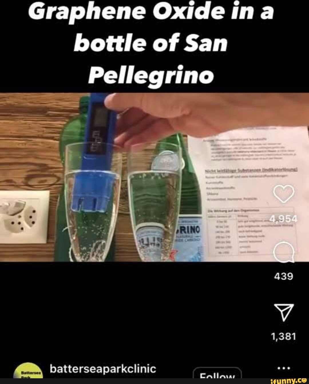 Graphene Oxide in a bottle of San Pellegrino batterseaparkclinic ...