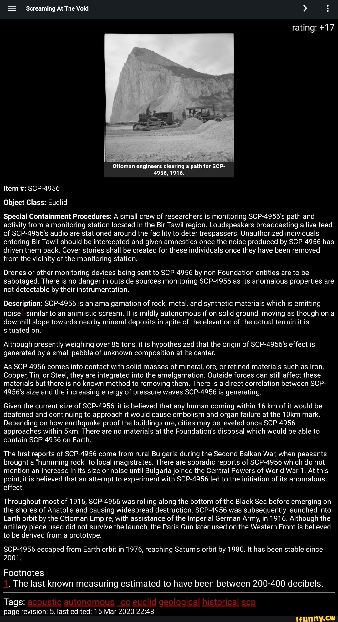 Object Class: Euclid Special Containment Procedures: A small crew of ...
