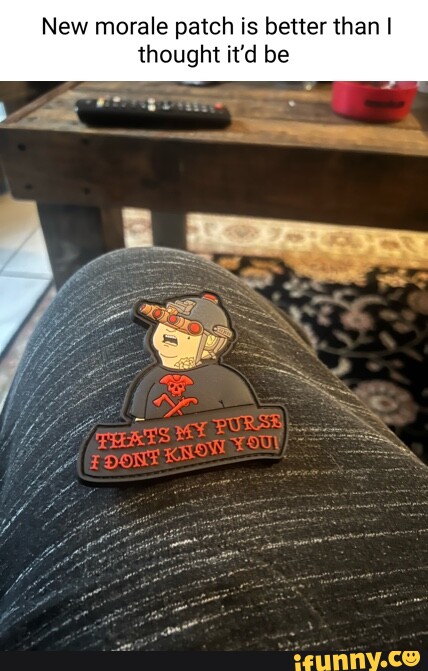 New morale patch is better than I thought it'd be - iFunny
