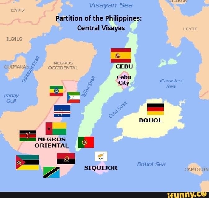 Partition of the Philippines - Central Visayas Region / Region Vll ...
