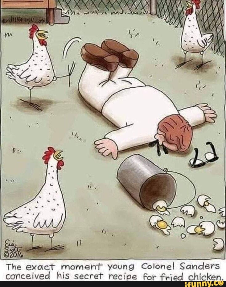 The exact moment young Colonel Sanders conceived his secret recipe for ...