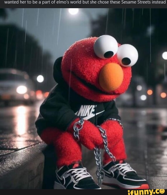 Wanted her to be a part of elmo's world but she chose these Sesame ...
