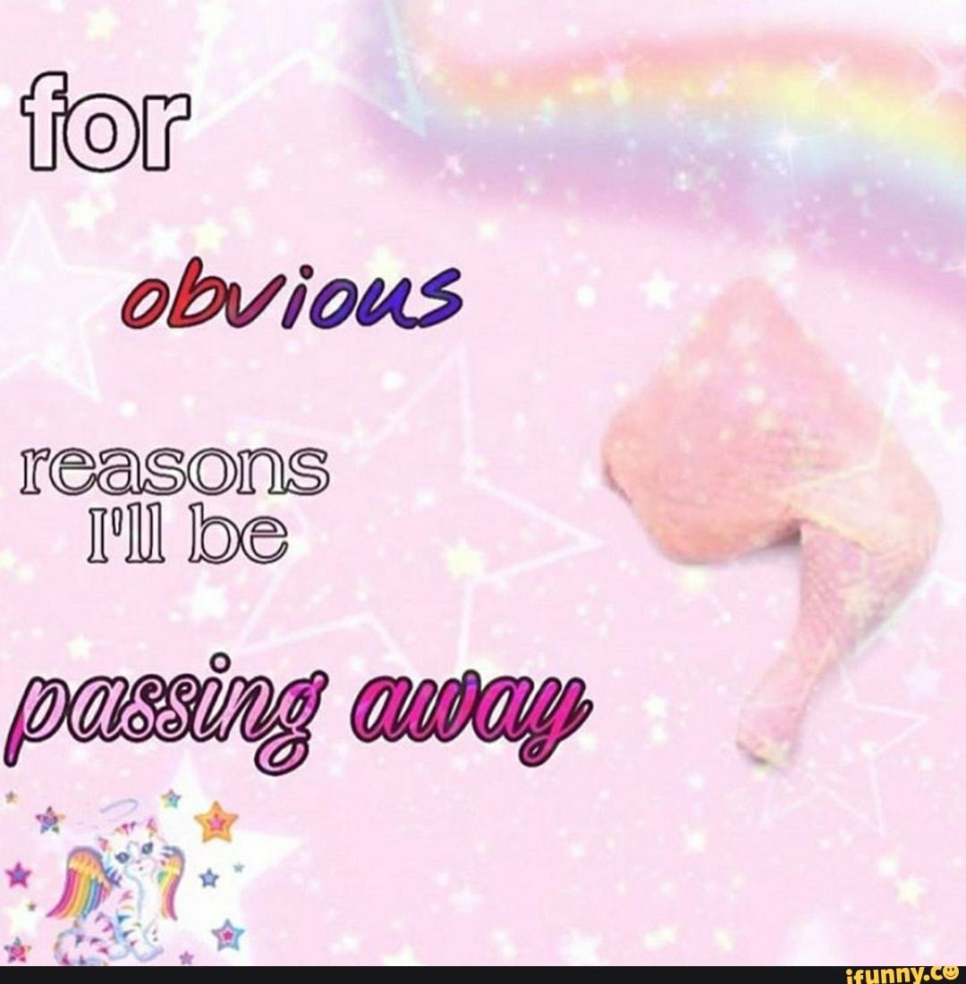 Obvious reasons - iFunny